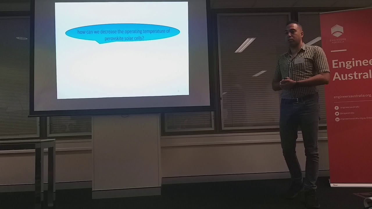Hooman Rad - Charles Darwin University - Perovskite Solar Cells - YouTube