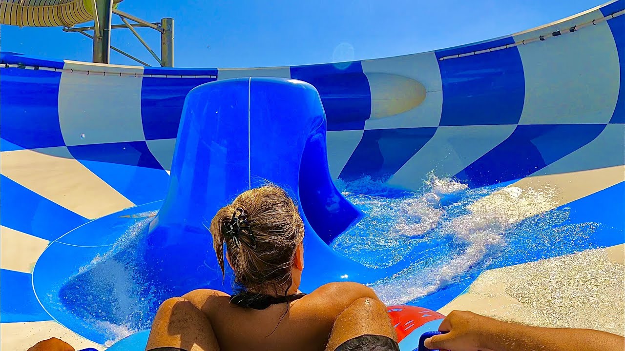 Space Bowl Water Slide at Queen's Park Resort - YouTube