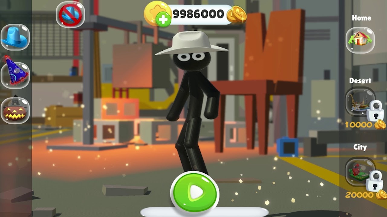kick the stickman made with Unity 3D - YouTube