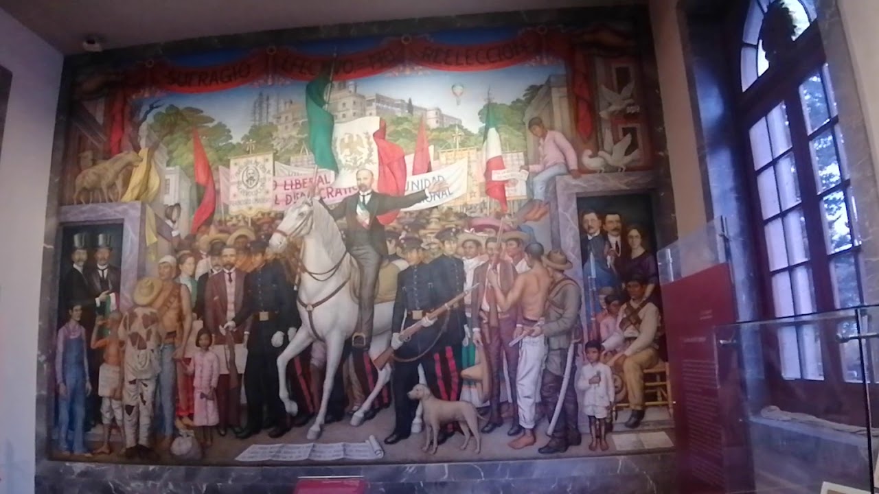EL CASTILLO DE CHAPULTEPEC Y SU ESPECTACULAR MURAL - YouTube