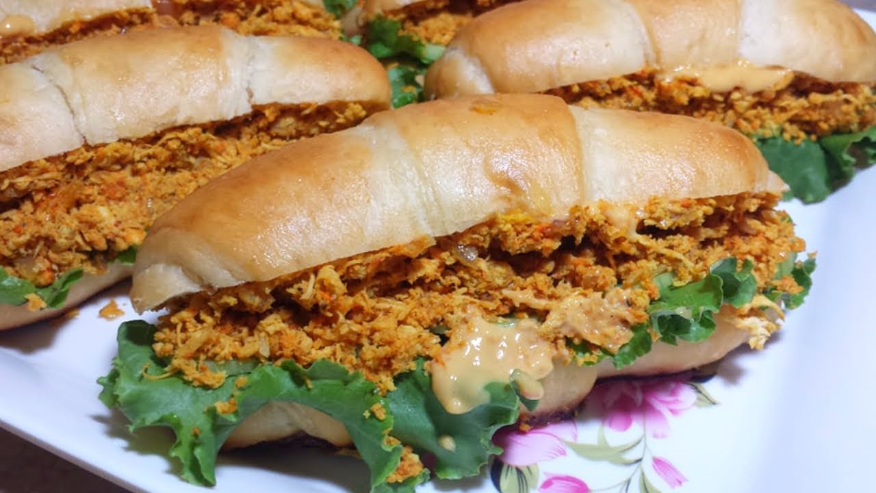 Bakery Chicken Buns Recipe| Chicken Buns Recipe | How to make bakery ...