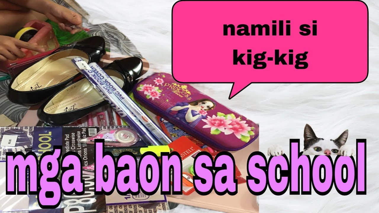 VLOG#97 BUMILI NG MGA GAMIT SA SCHOOL /HAUL - YouTube
