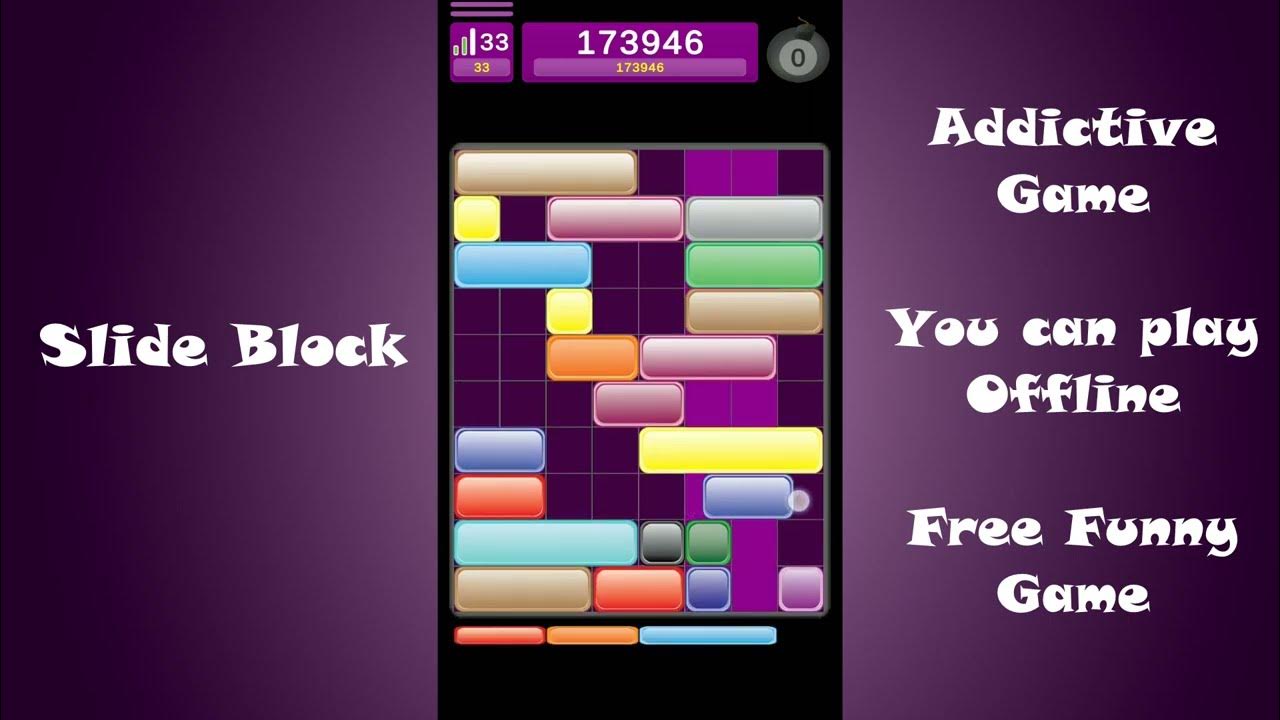 Slide Block Puzzle Game - YouTube