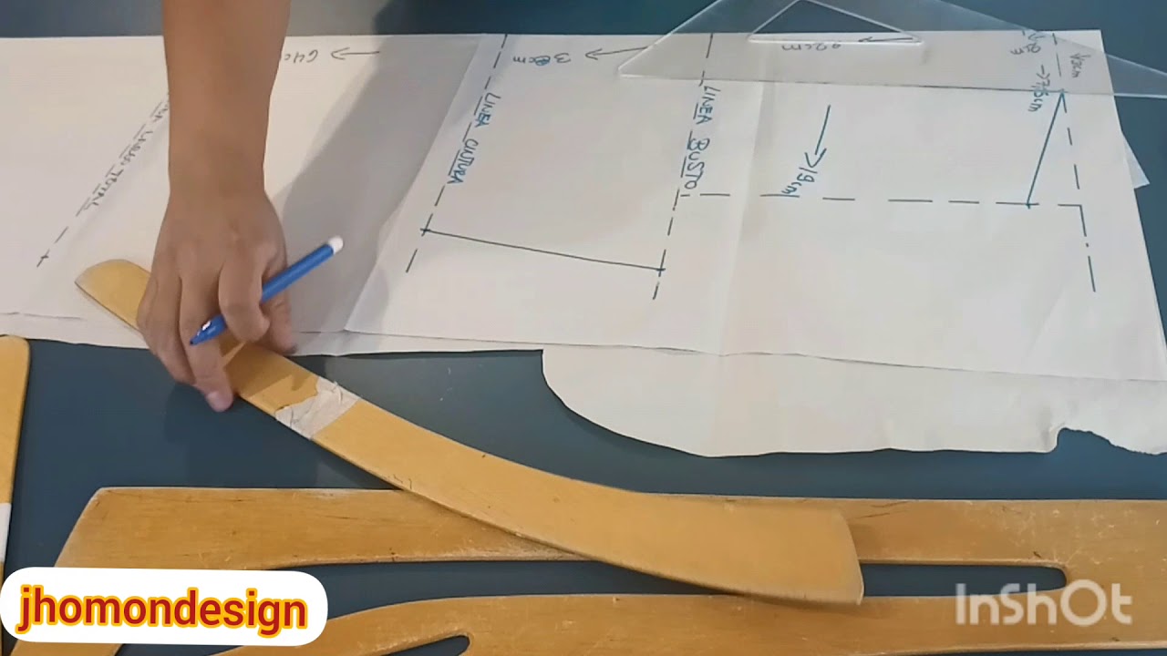 ELABORACION MOLDE DE CHOMPA MUJER (PASO A PASO PARTE 1) - YouTube