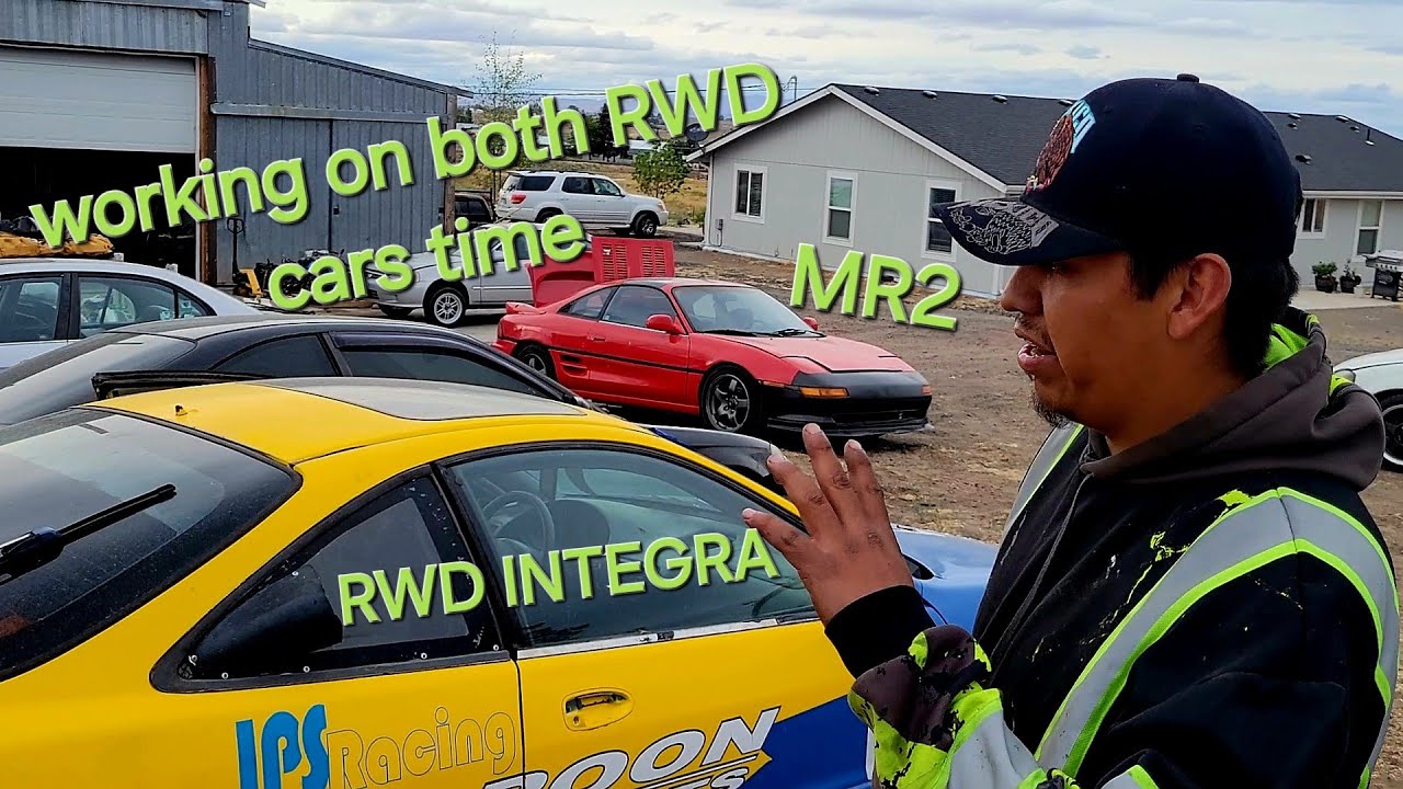 PUT the k24 in the MR2 got the RWD integra in the - YouTube