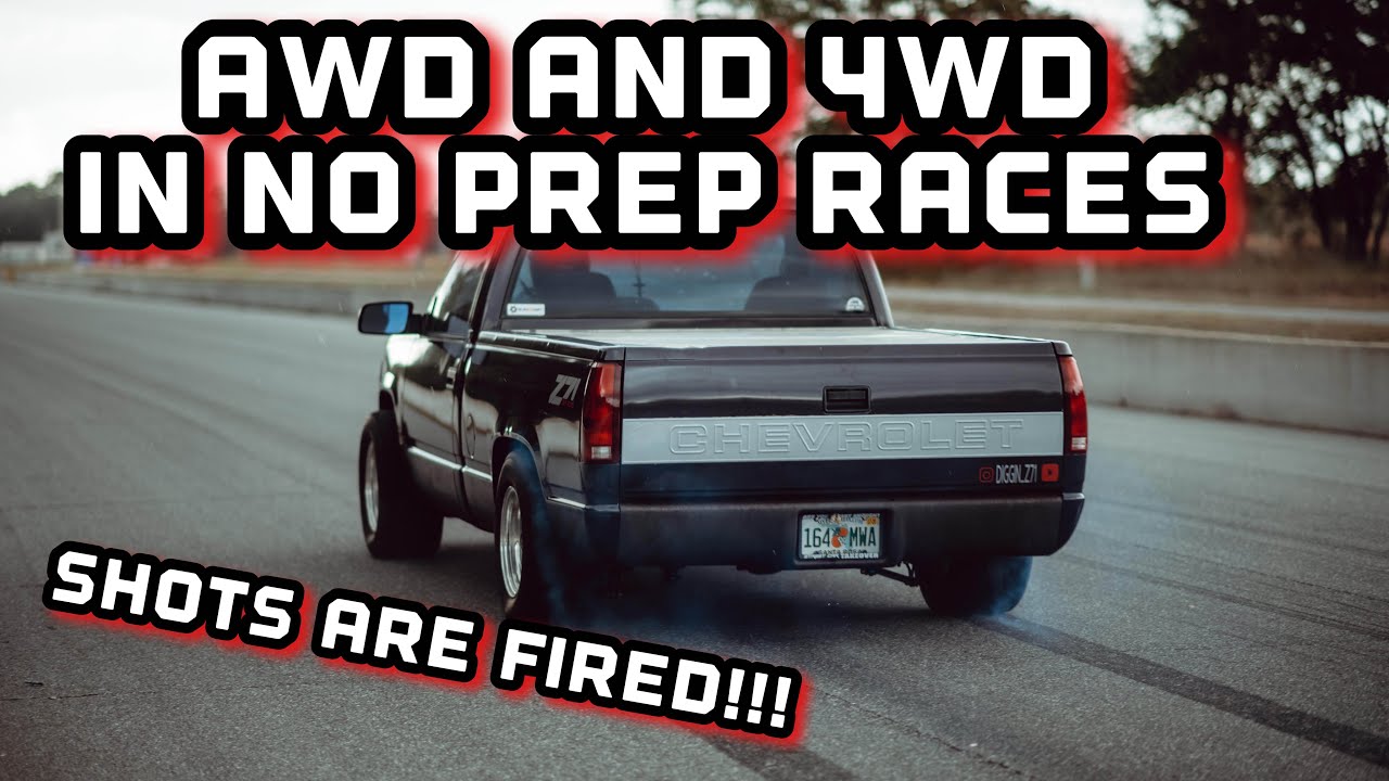 AWD/4WD Is NOT An Advantage In No Prep Racing - YouTube