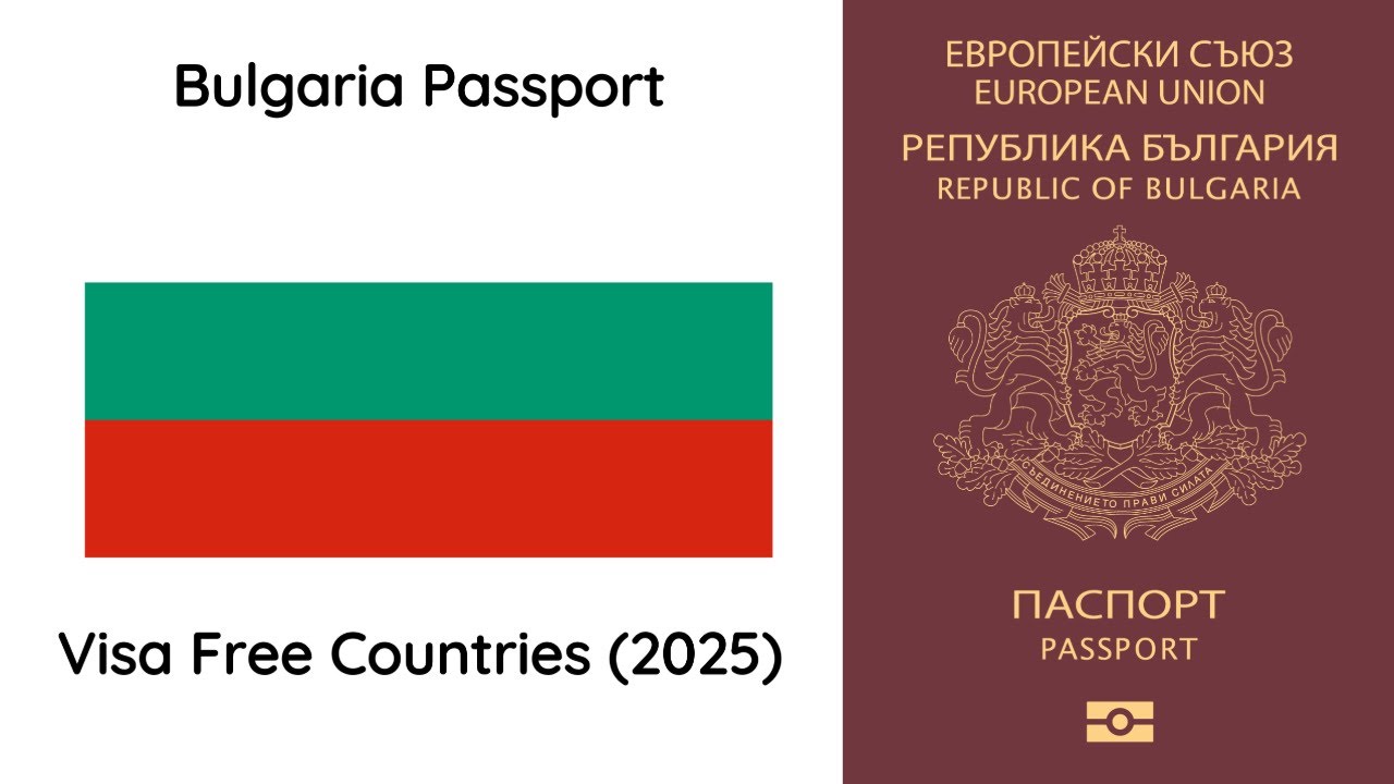 Bulgaria Passport Visa Free Countries (2025) | Visa on Arrival | ETA ...