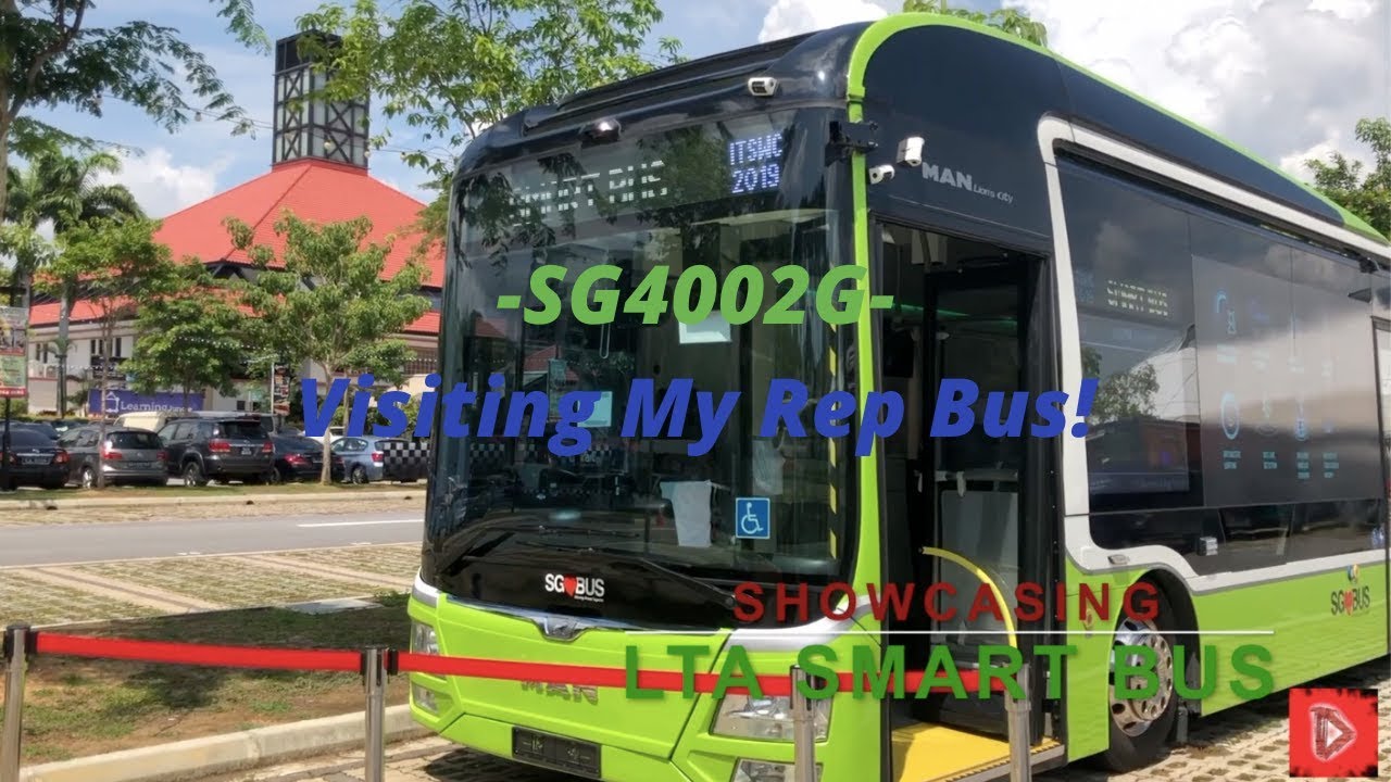 Showcase of LTA Smart Bus at SMART NATION & U @ Downtown East - YouTube