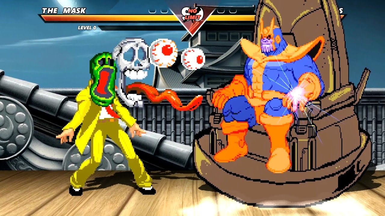 THE MASK vs THANOS - Highest Level Amazing Fight! - YouTube