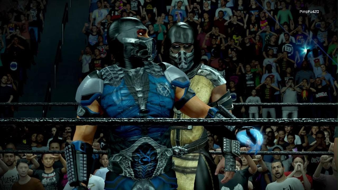 Scorpion vs. Sub-Zero... Mortal Kombat Death match! #wwe2k25 # ...