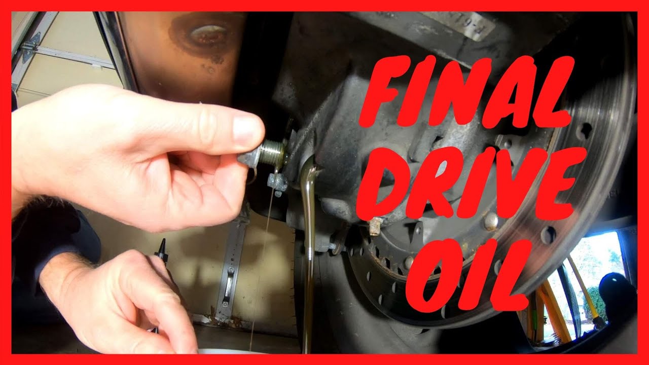 Final Drive Oil Change (2013 Honda F6B) - YouTube