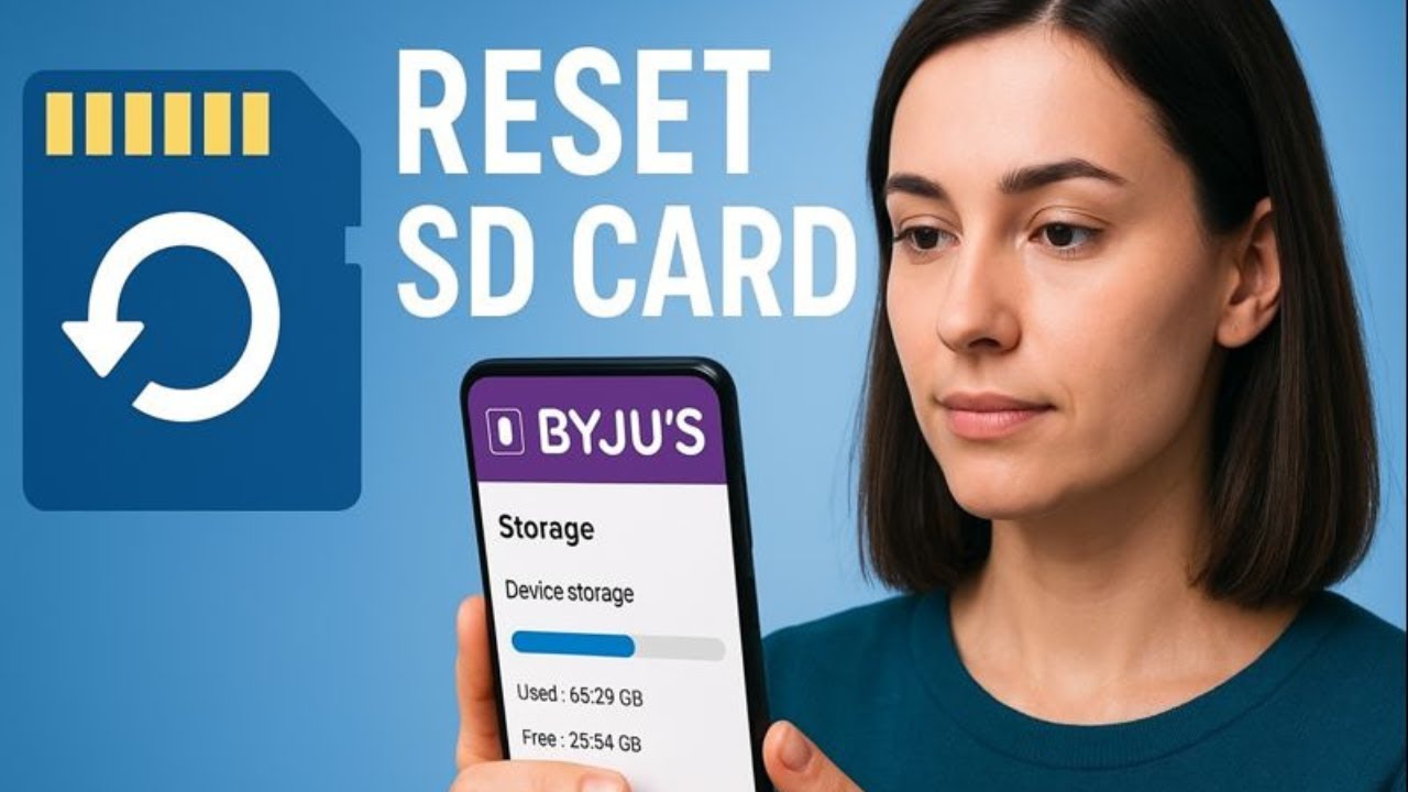 How to reset BYJU's SD Card? - YouTube