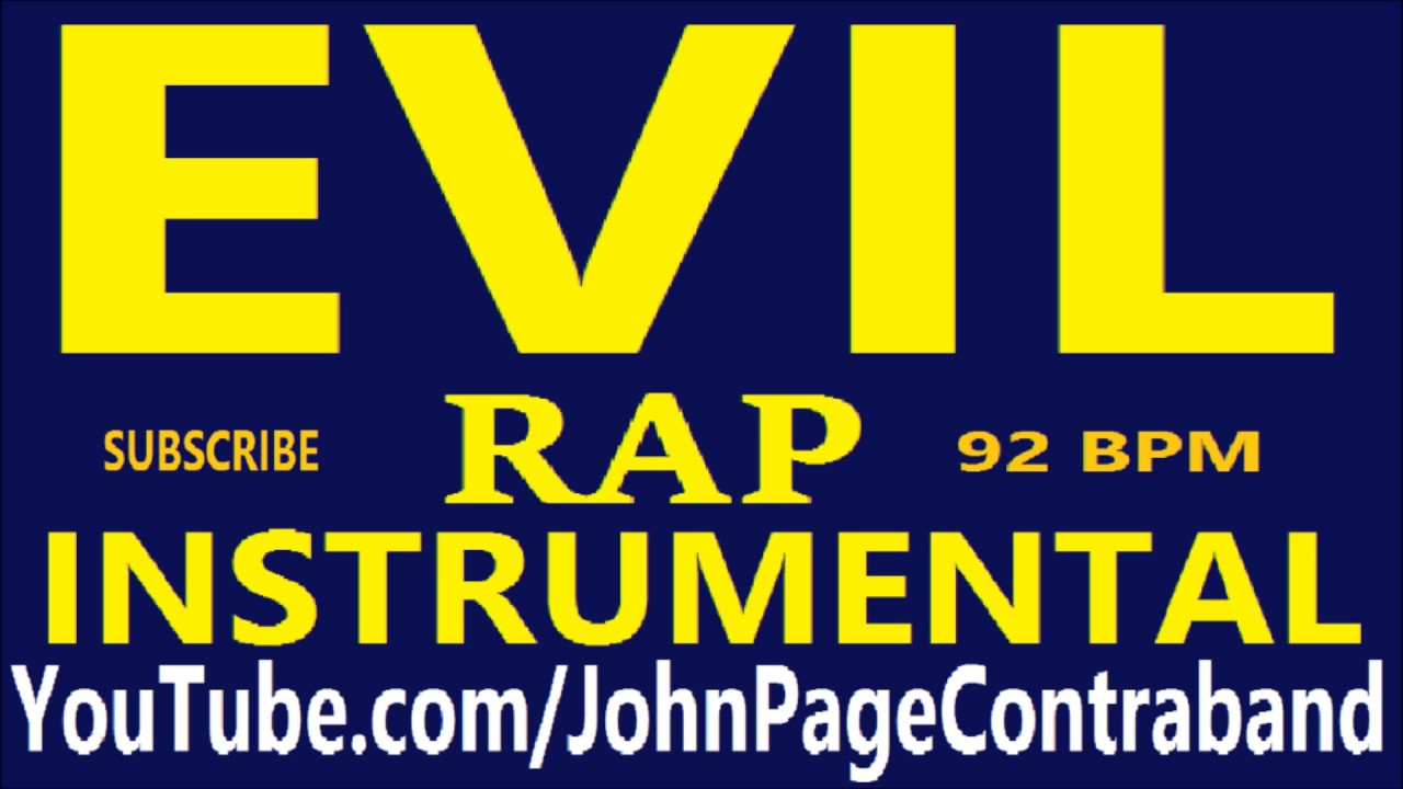 Evil Rap Beat Dark Hardcore Underground 92 bpm - YouTube