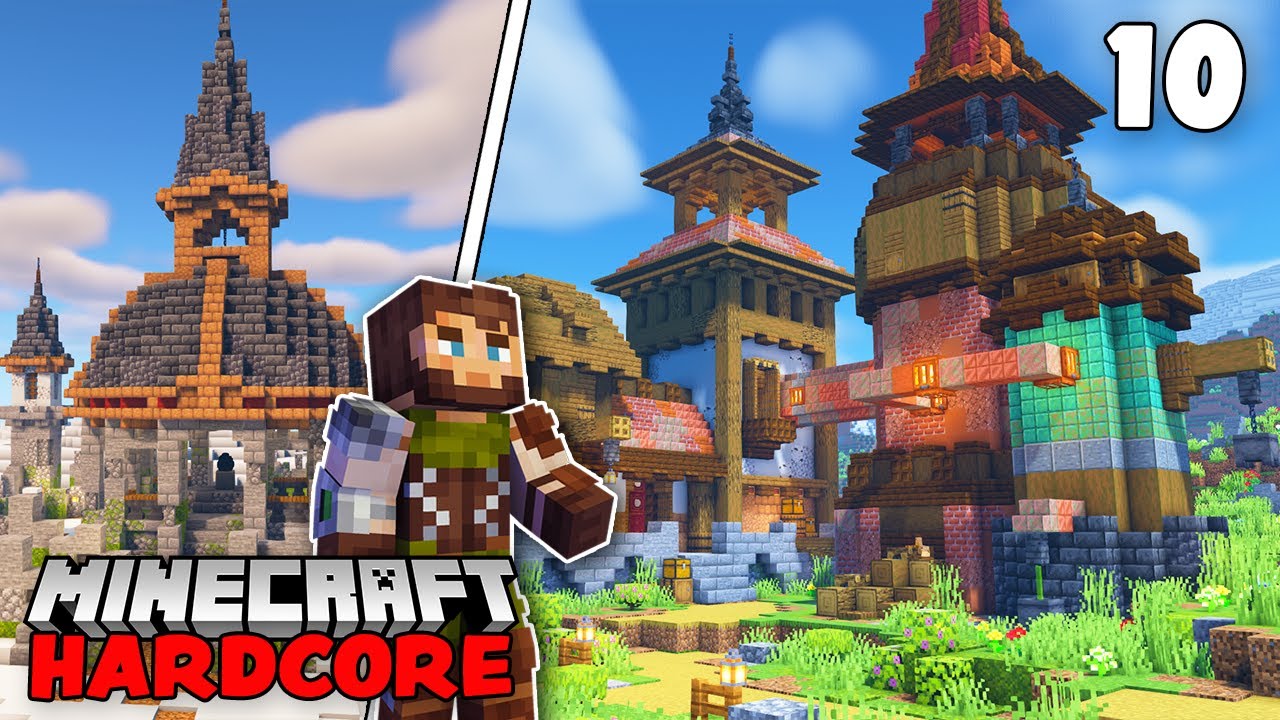 I Built an Potion Factory & Dragon Egg Shrine in Hardcore Minecraft ...