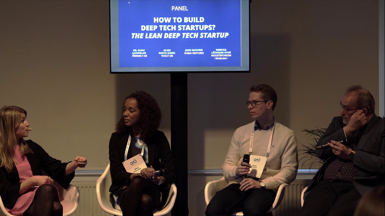 How to Build Deep Tech Startups ? The Lean Deep Tech Startup | Panel ...