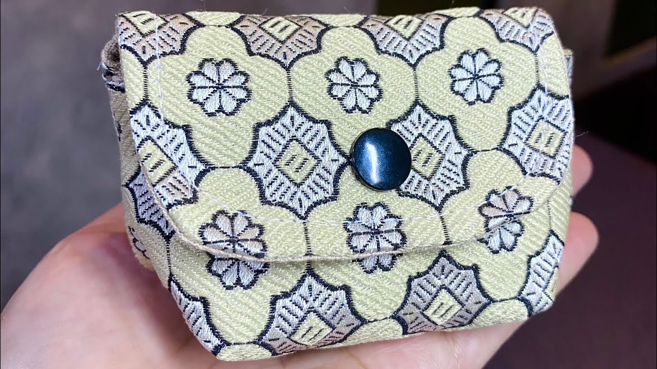 DIY Coin Purse | Mini Pouch | Sewing Project | DIY coin purse sewing ...