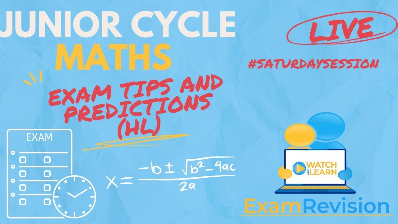 Junior Cycle Maths HL Exam Tips & Predictions for 2023 Paper 🎲📝🏆 - YouTube