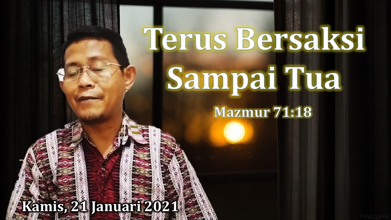 Renungan Mazmur 71:18 - YouTube