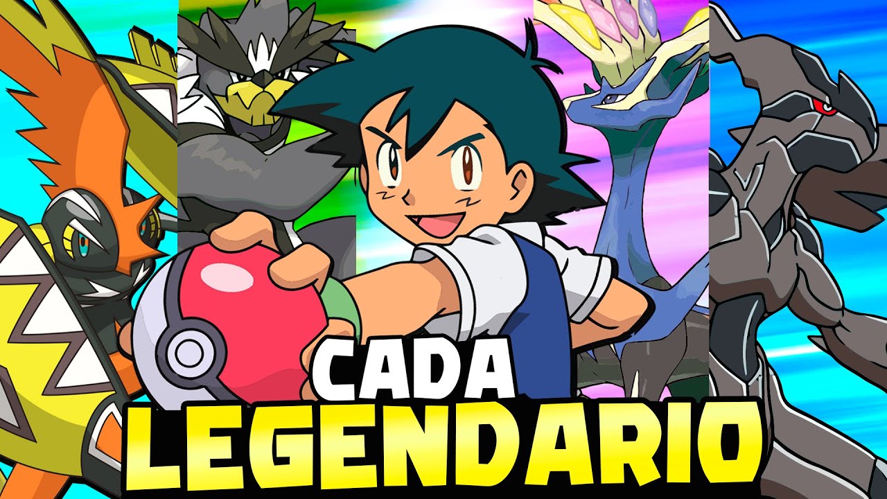 Pokémon LEGENDARIOS que ASH CONOCE ☝️(de Unova a Galar) - YouTube