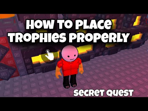 How to Place Trophies in Work At A Pizza Place | the hunt roblox 20 secret quest