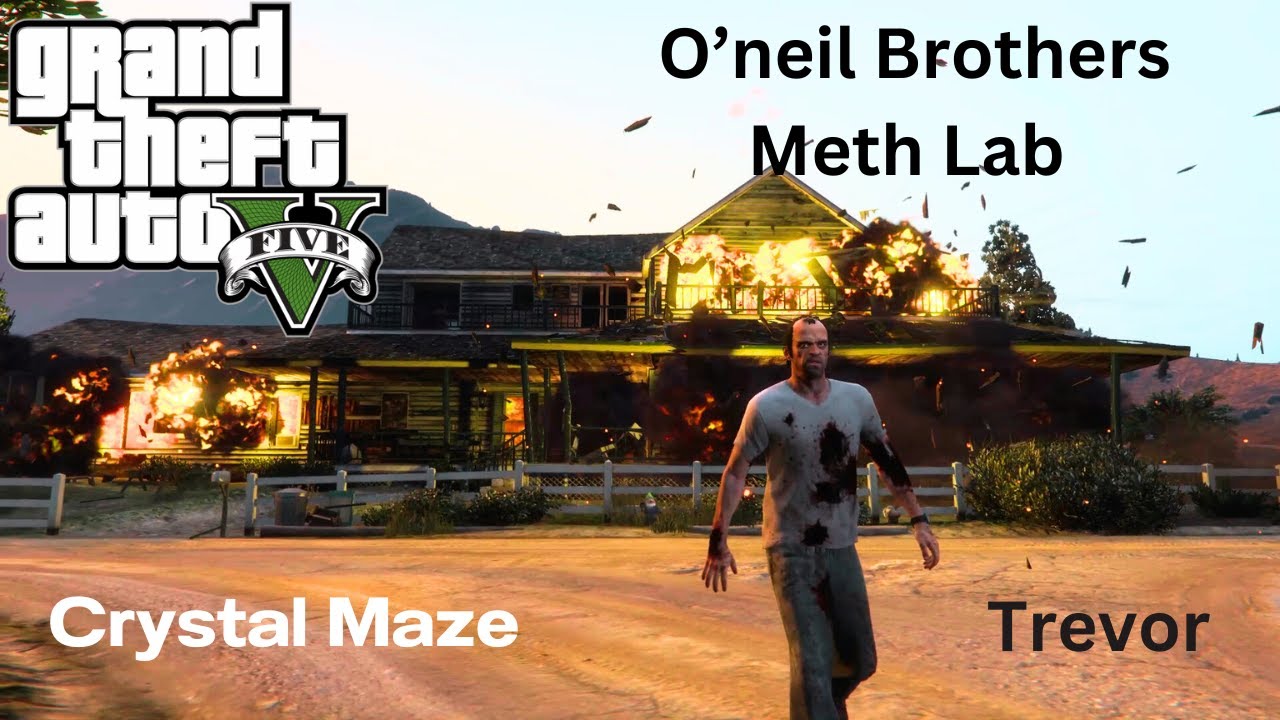 Destroying o'neils brothers meth lab in gta 5 Trevor mission #20 ...