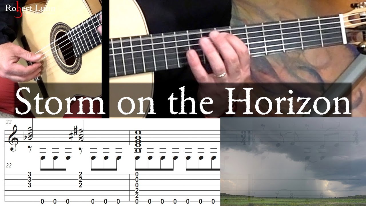 STORM ON THE HORIZON - Full Tutorial with TAB - Classical Guitar ...