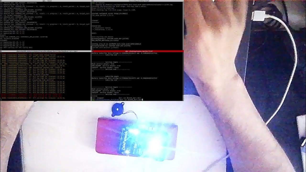 Flutter(Dart) Mavros Communication thanks to ROS - YouTube