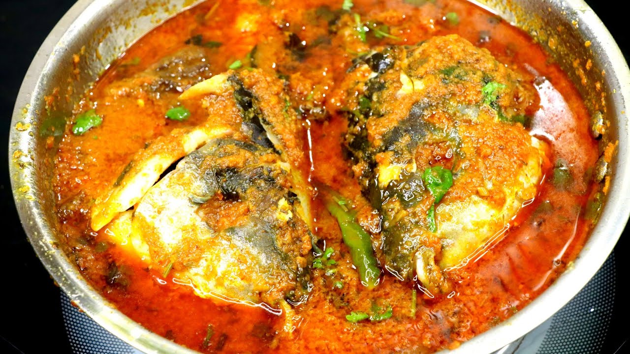 Fish Head Curry | Rohu Fish Curry | Fish Head Masala | How to make Fish ...