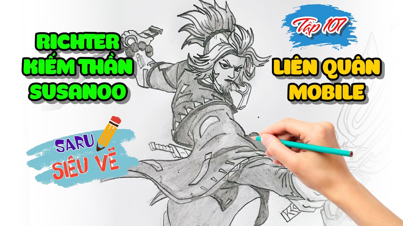 Vẽ RICHTER KIẾM THẦN SUSANOO Liên Quân Mobile | How To Draw RICHTER ...