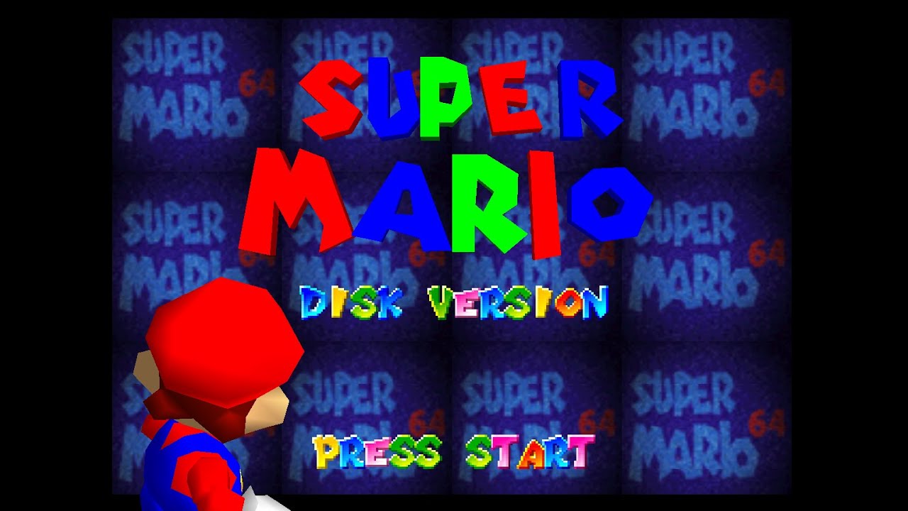 64DD Demonstrations HD: (Unreleased) Super Mario 64DD - YouTube