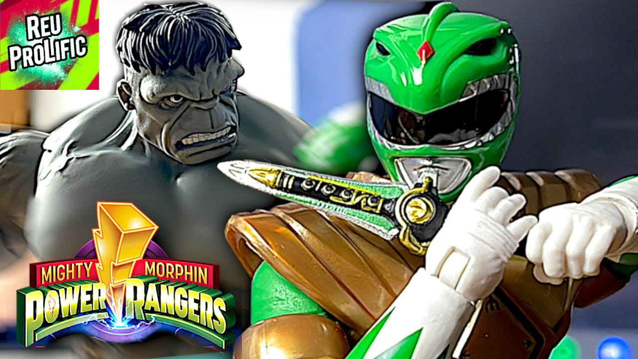 Grey Hulk VS The GREEN POWER RANGER! (Lightning Collection Animation ...