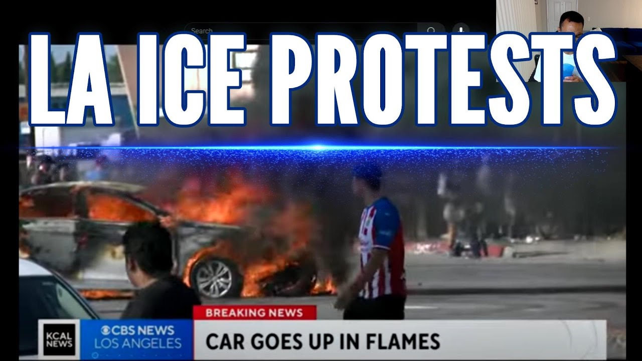 Compton ICE Jumpoff riots - YouTube