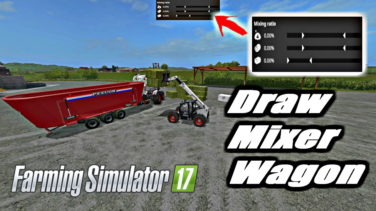 FS | 17 | Mods Draw Mixer Wagon - YouTube