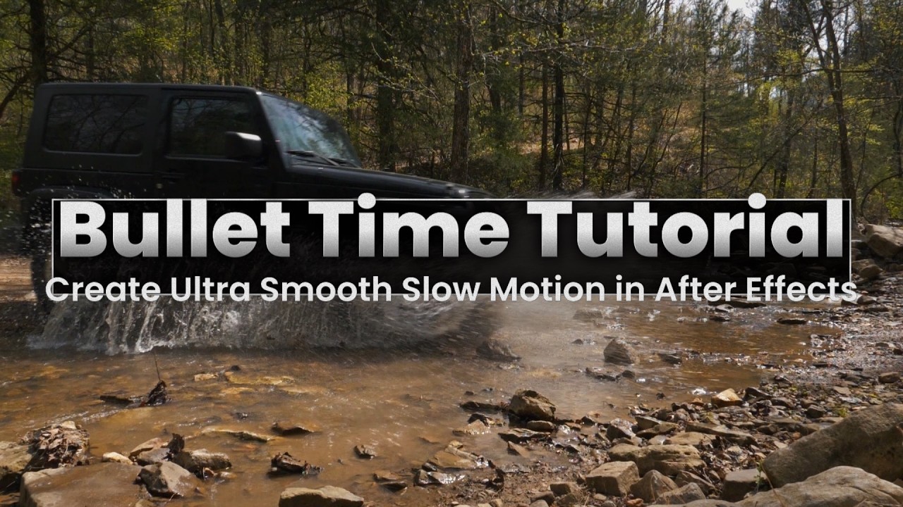 Create Buttery Smooth Slow Motion using Bullet Time in After Effects - YouTube