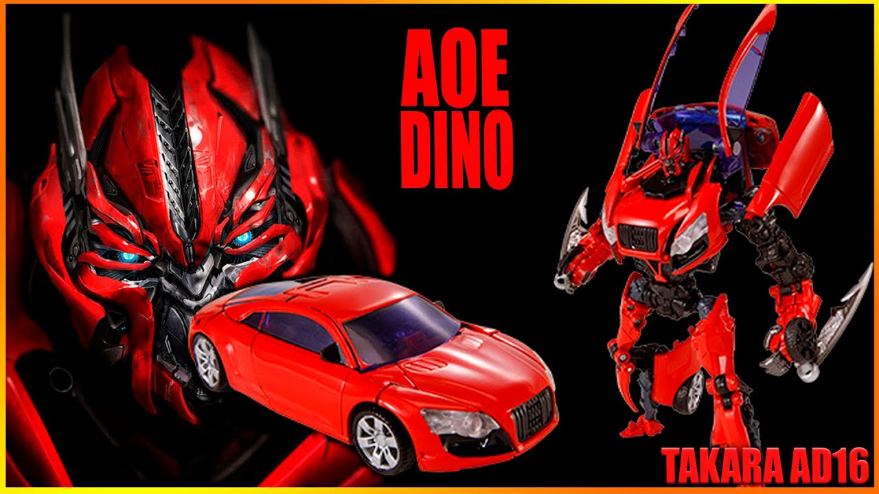 Transformers AOE Takara Ad16 Dino aka Mirage toy Review - YouTube