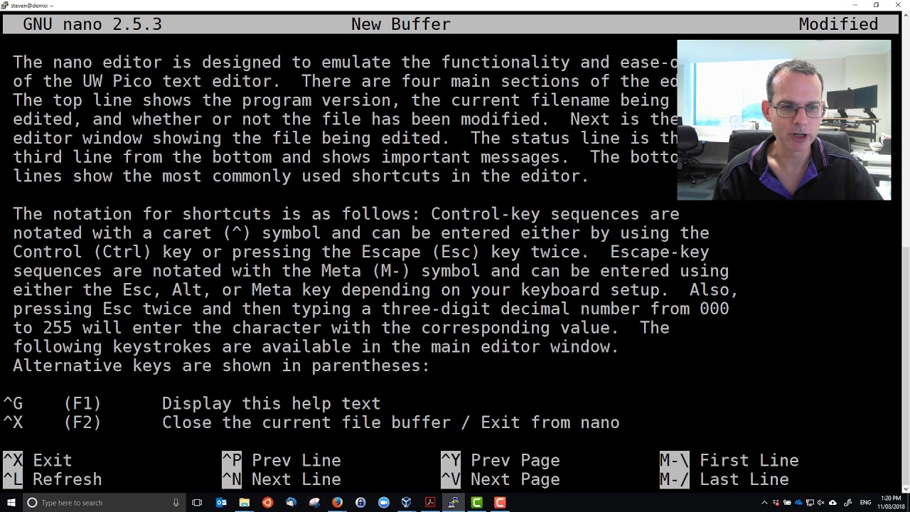 Nano For Text Editing In Ubuntu YouTube Nano For Text Editing In Ubuntu YouTube