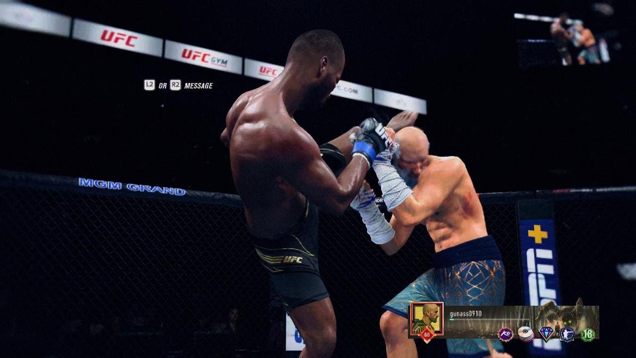 Recreation of the Leon Edwards Head Kick on Ranked ! - UFC4 - YouTube