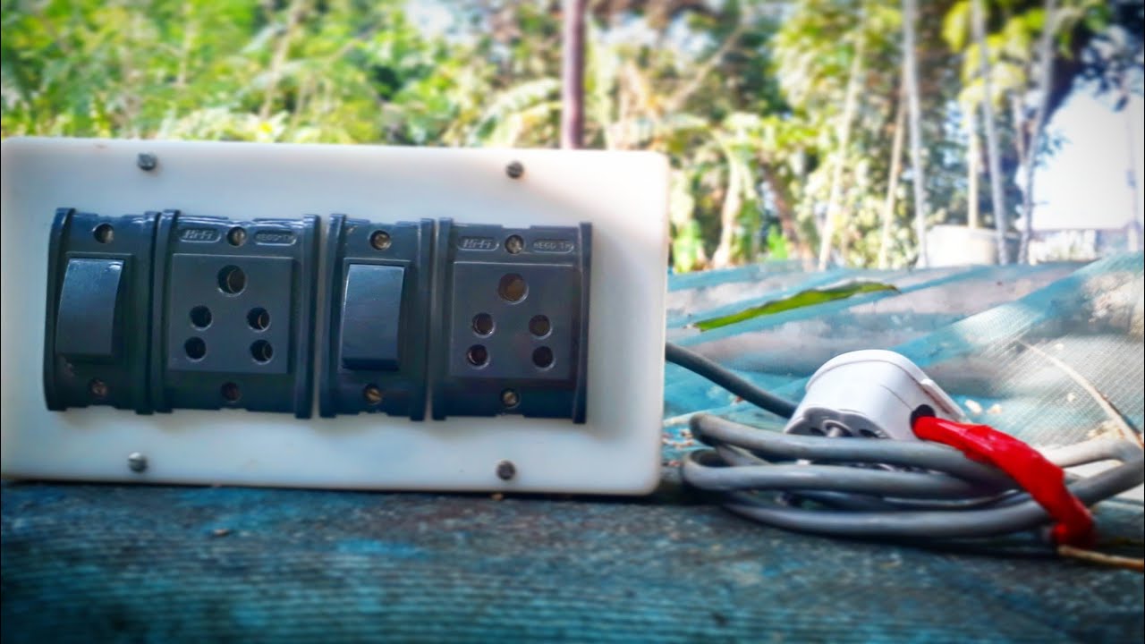 How to make a extension box at home | simple method | simple project ...