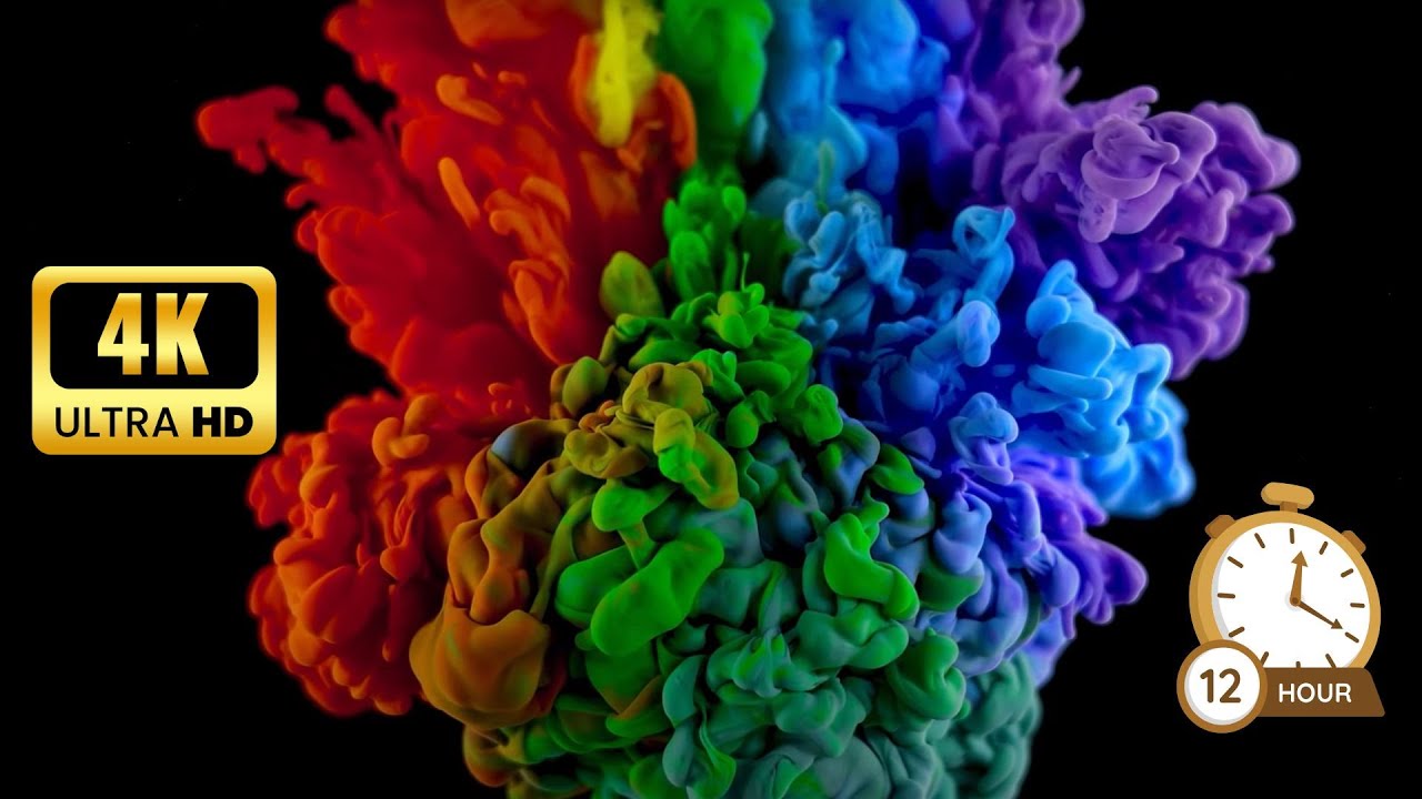 🎨💥 Amazing Explosion of Colors in Water | Free 4K Video Backgrounds - YouTube