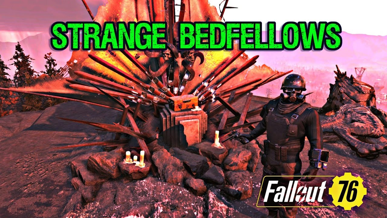 Fallout 76 Wastelanders - "STRANGE BEDFELLOWS" Walkthrough (The New ...