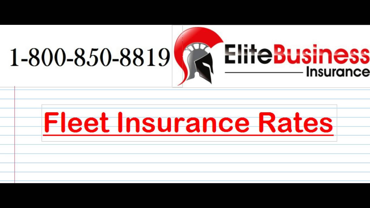 Fleet Insurance - Fleet Insurance Rates Review - YouTube
