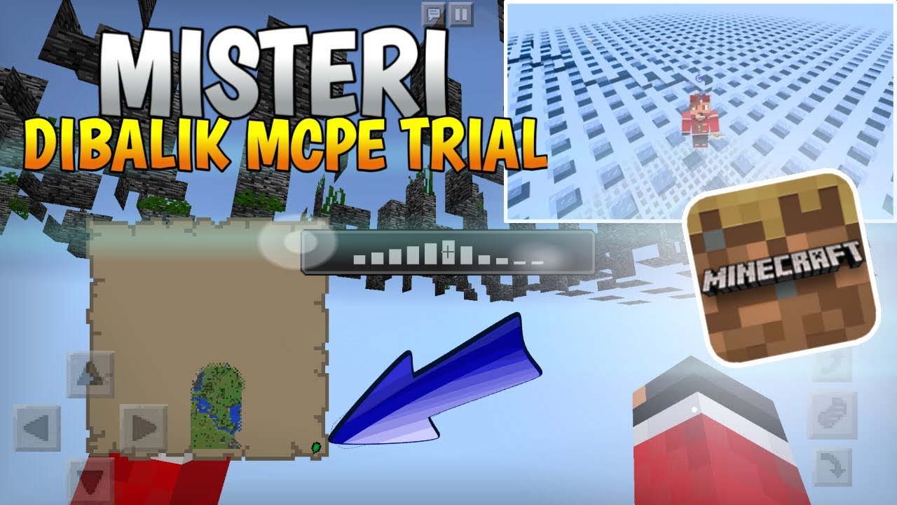 TEMPAT YANG KALIAN BELUM KETAHUI DI MINECRAFT PE TRIAL !!! MISTERI ...