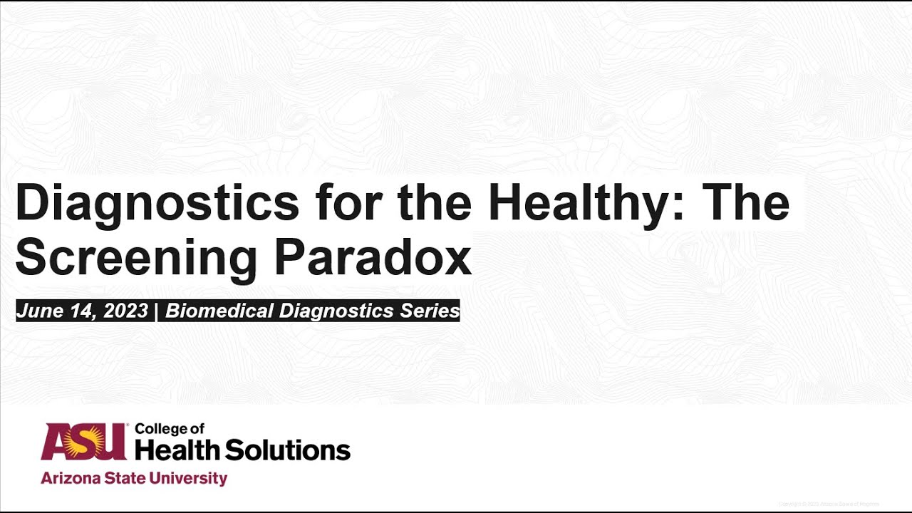 Biomedical Diagnostic Series | Diagnostics for the Healthy: The ...