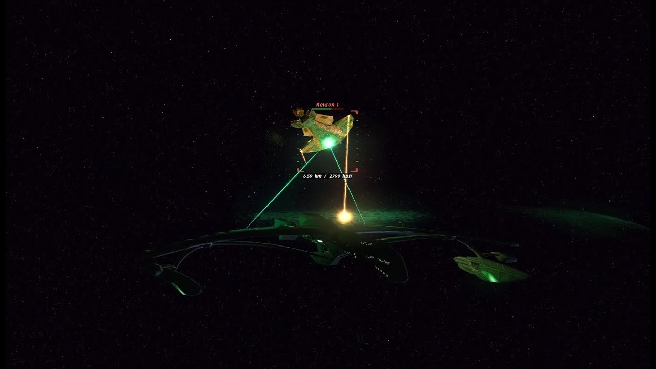 Star Trek Bridge Commander: Romulan Mogai vs Keldon - YouTube