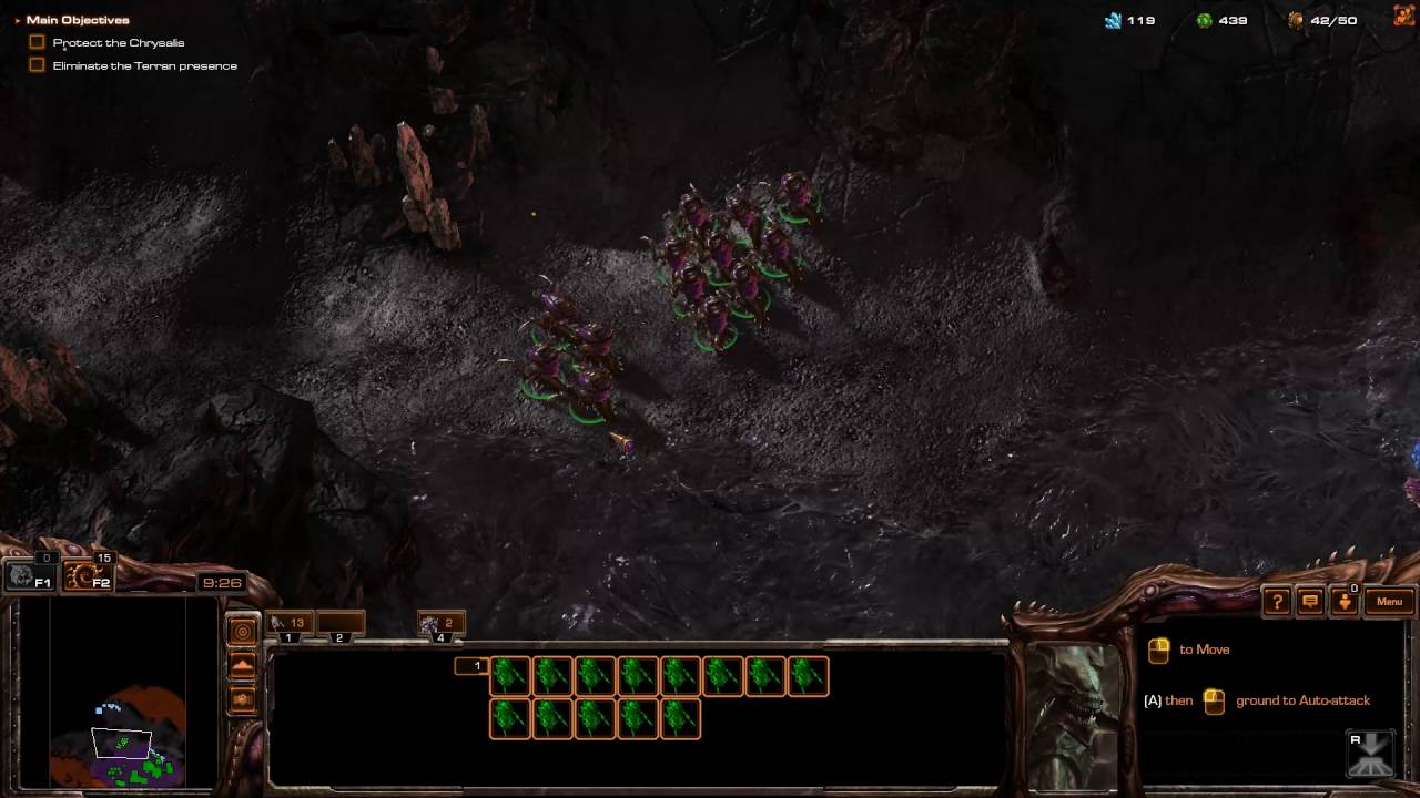 Starcraft 1 Episode 2 Overmind ZERG 3 The New Dominion HARD - YouTube