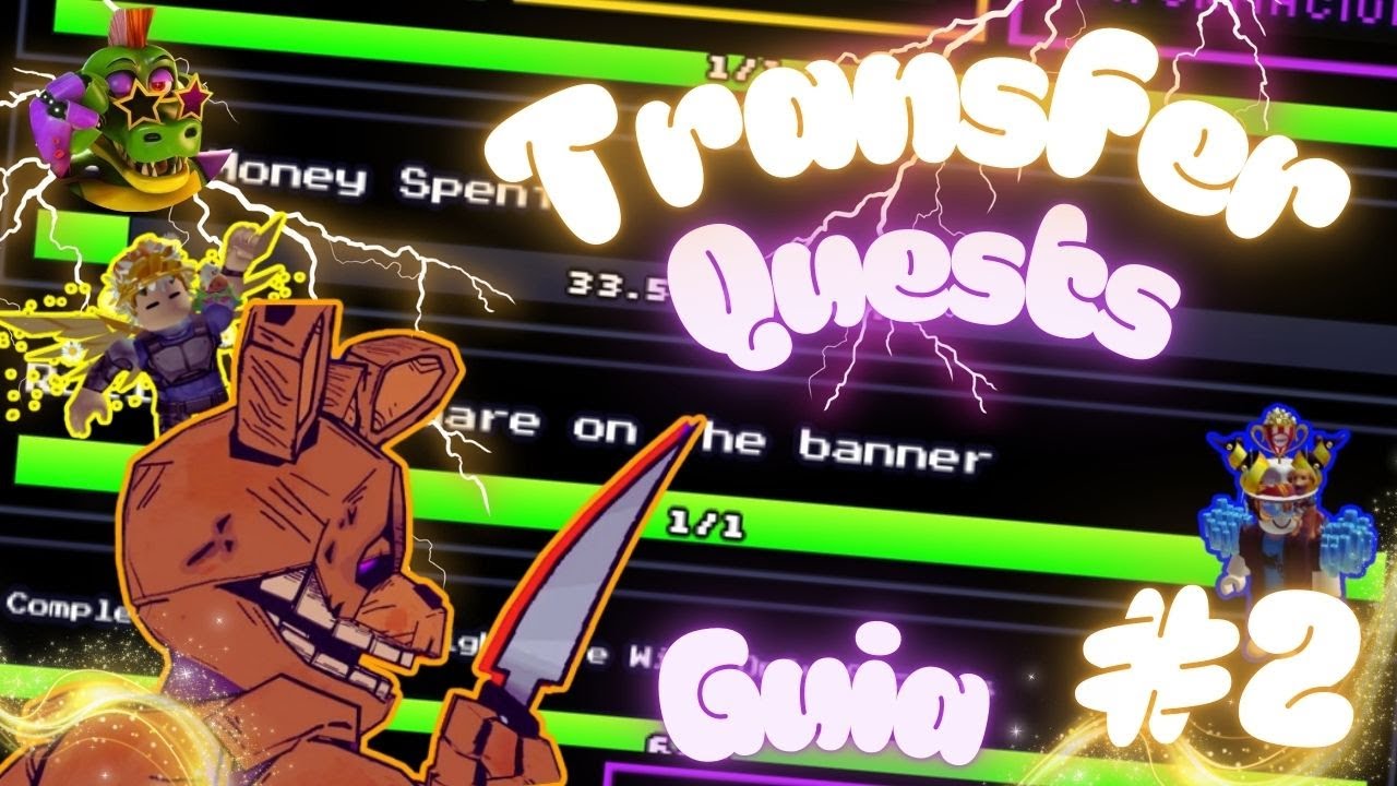 🎯TRANSFER QUESTS PARTE 2🎯 [Five Nights TD] #roblox #fivenightstd - YouTube