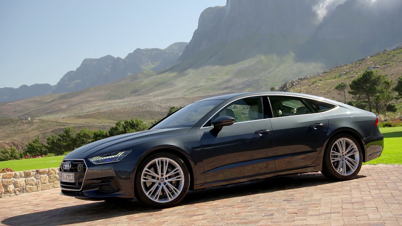 Audi A7 Sportback in Triton blue Exterior Design Full HD - YouTube