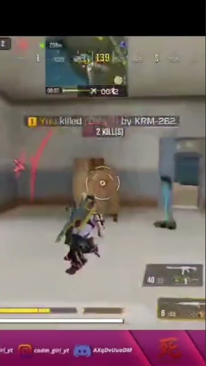 1v3 Squad Wipe With Legendary KRM CODM | Anoushay CODM Girl | Call Of Duty Mobile #shorts - YouTube