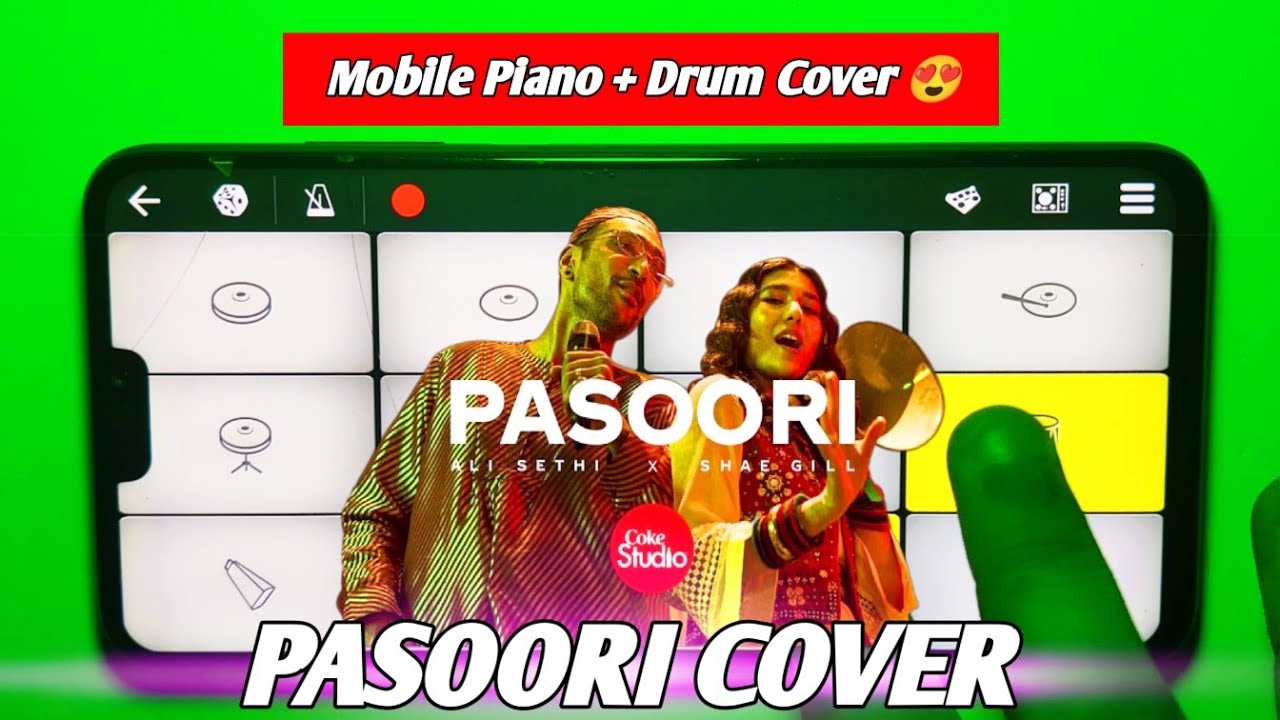 Pasoori Song Piano Cover | Pasoori Song On Walkband By SB GALAXY - YouTube