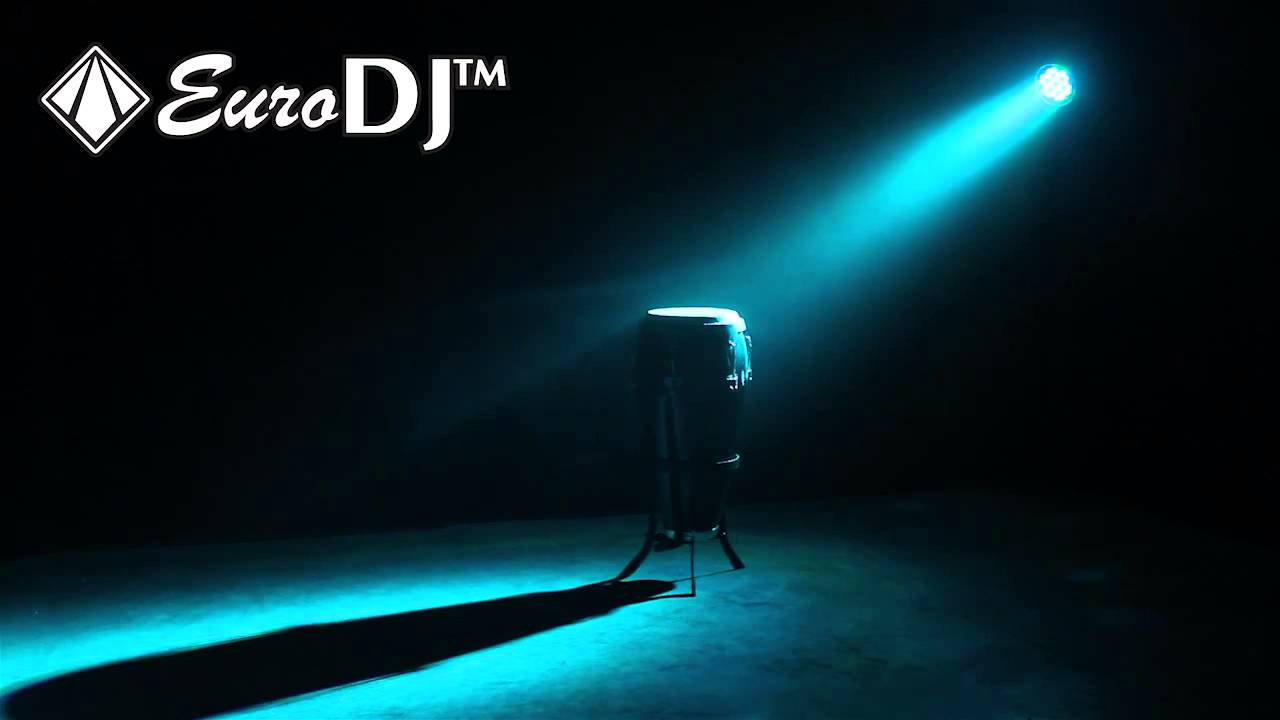 Euro DJ LED PAR 64-3W - YouTube